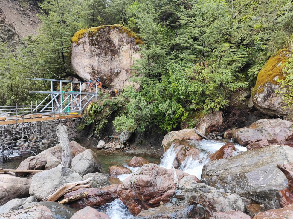 Progress at Sharplin Falls - EDC